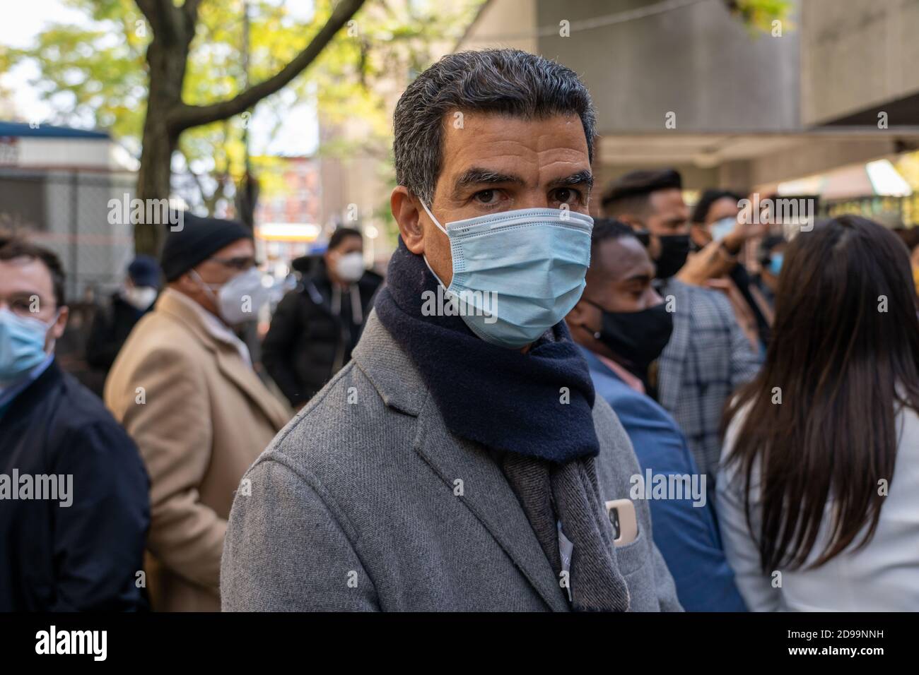 NEW YORK, NY – NOVEMBER 03, 2020: City council member Ydanis Rodriguez ...