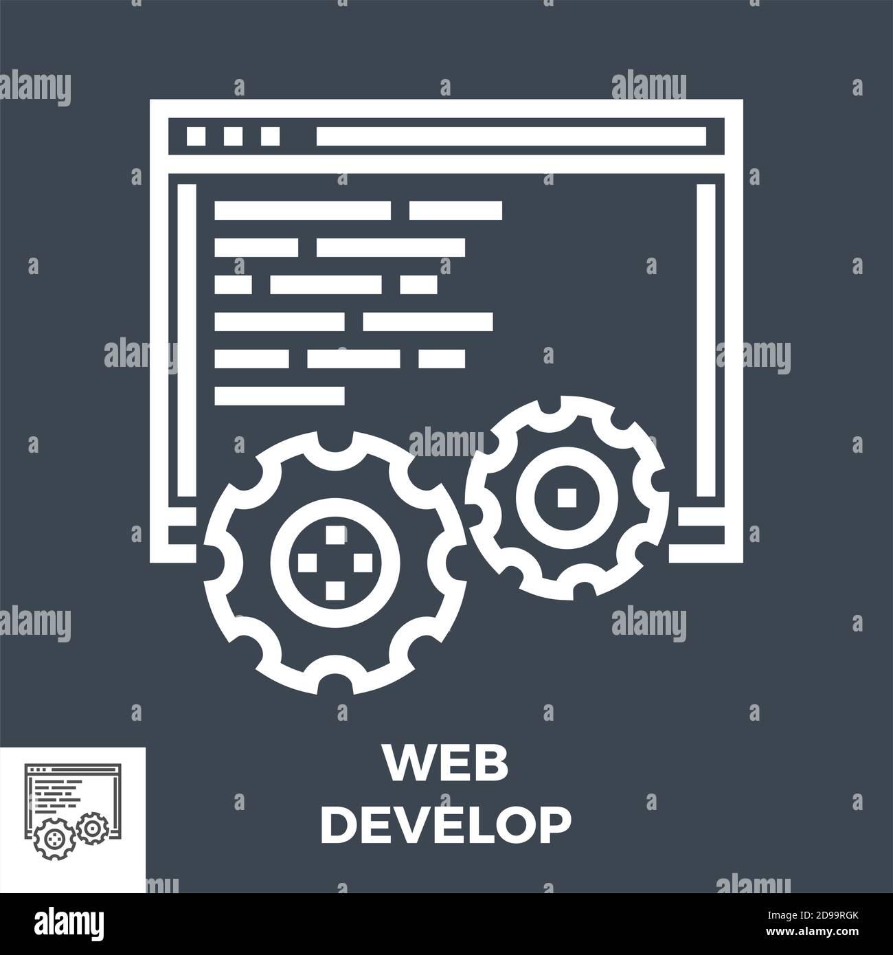 Programming modern line design Stock Vector Images - Alamy