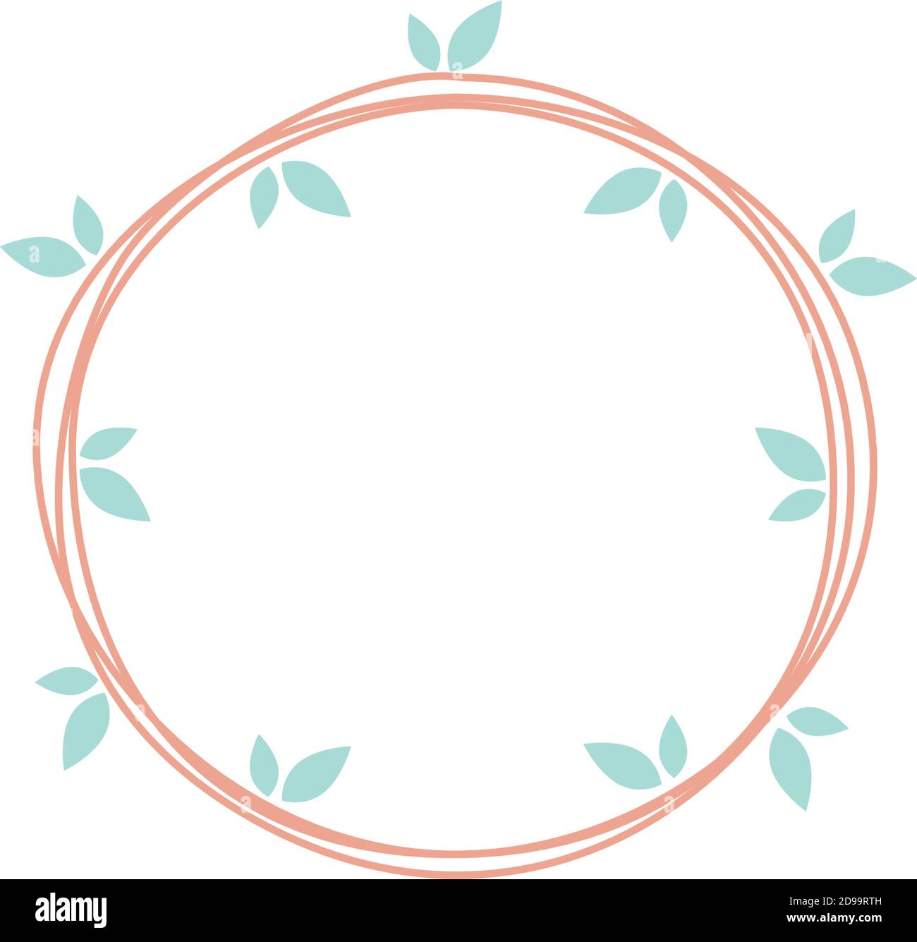 Leaf circle vector Stock Vector Images - Alamy