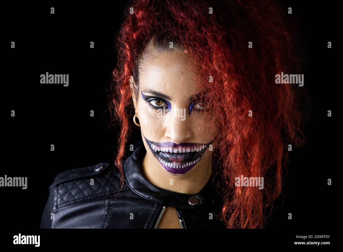 Scary lady painting hi-res stock photography and images - Alamy