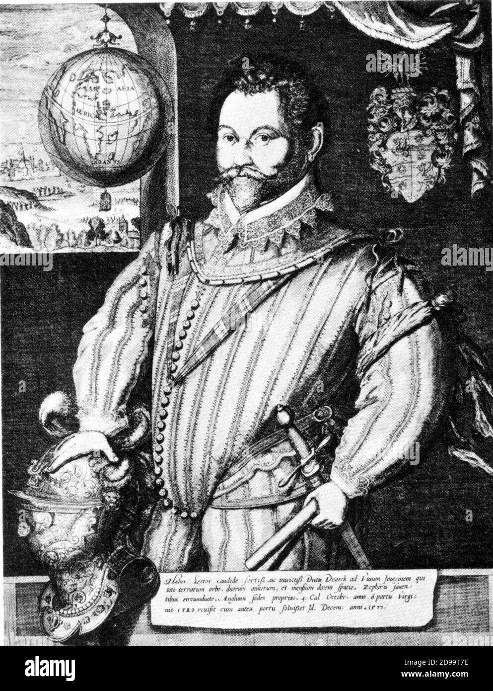 Sir francis drake 1580 Black and White Stock Photos & Images - Alamy