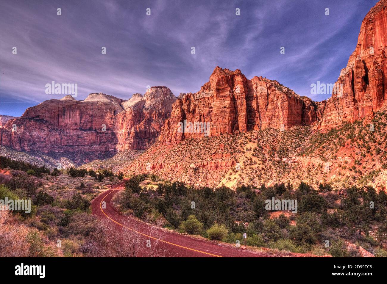 Beautiful zion national park utah hi-res stock photography and images ...