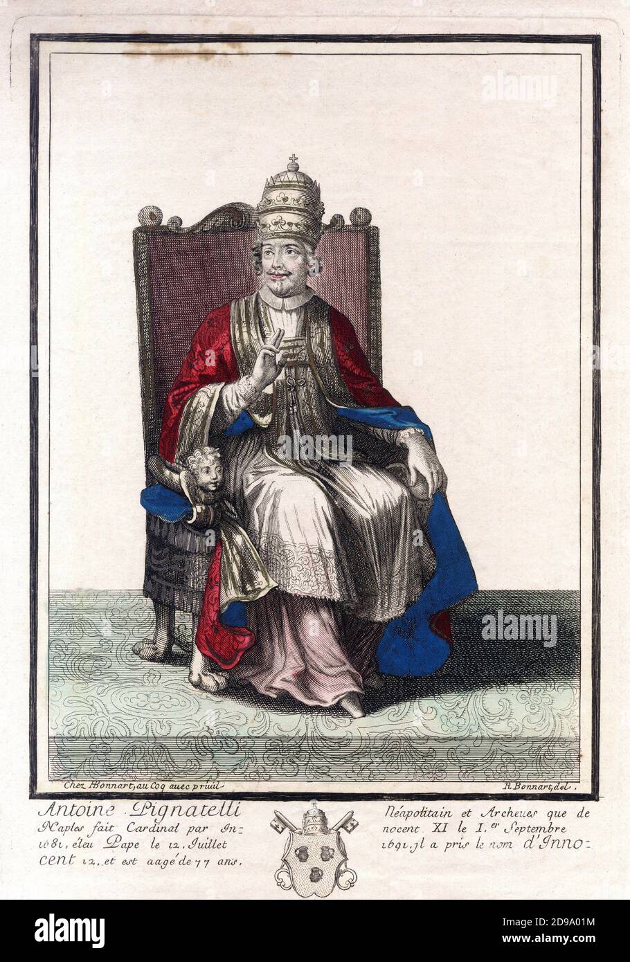 1692 , ITALY : The neapolitan Pope INNOCENZO XII ( born prince Antonio ...