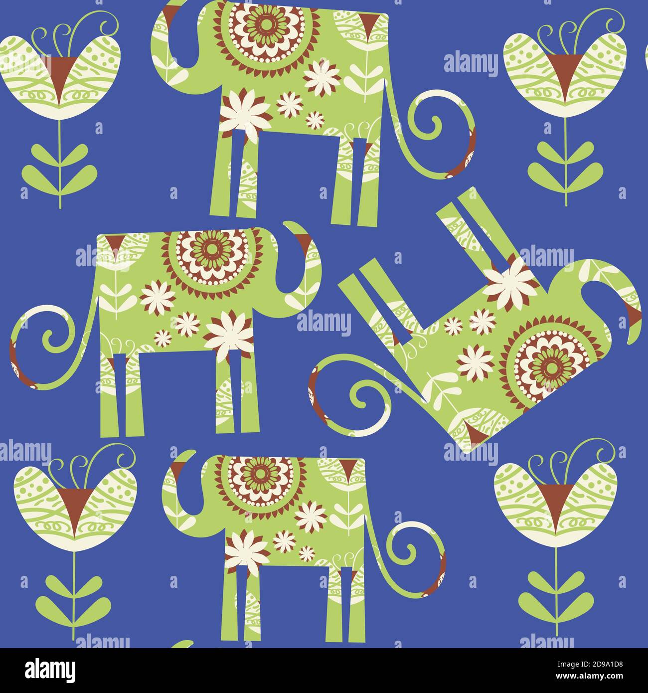Elephants vector vectors hi-res stock photography and images - Alamy