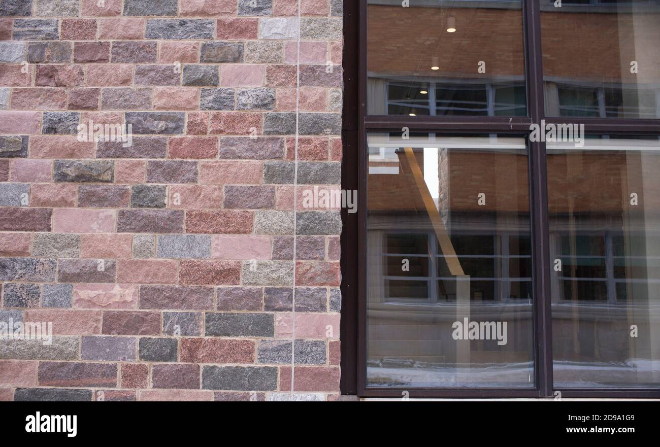 Buildings in University of Michigan Ann Arbor in winter Stock Photo - Alamy