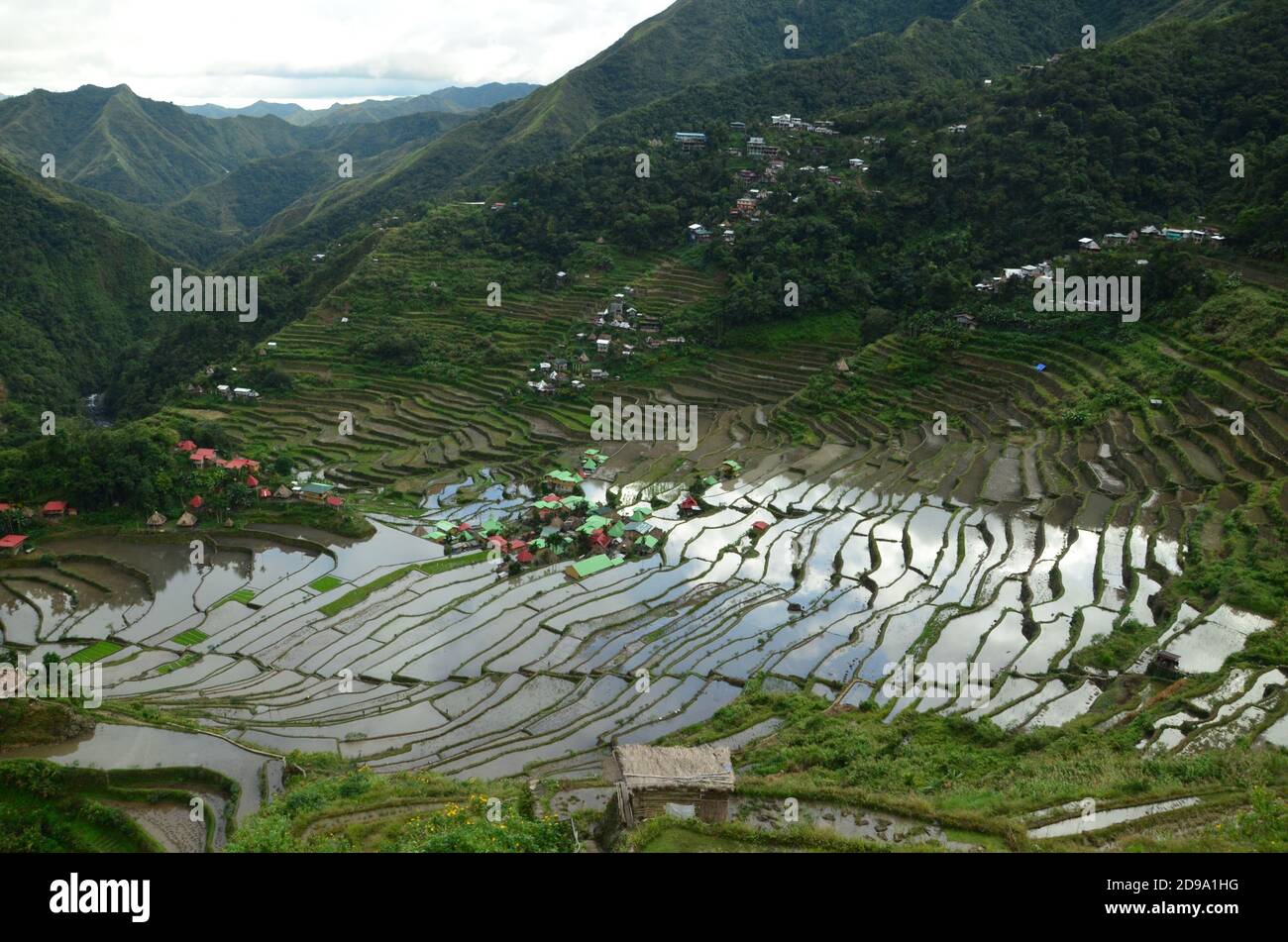 Mesmerizing view of Batad Rice Terraces, Luzon, Philippines Stock Photo ...