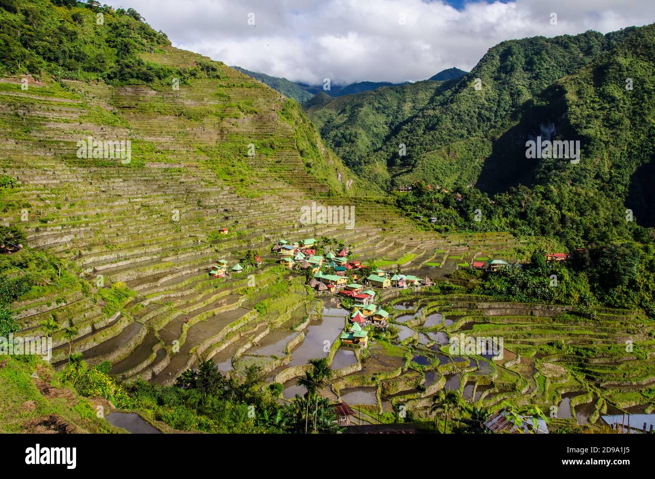 Beautiful view of Batad Rice Terraces, Luzon, Philippines Stock Photo ...