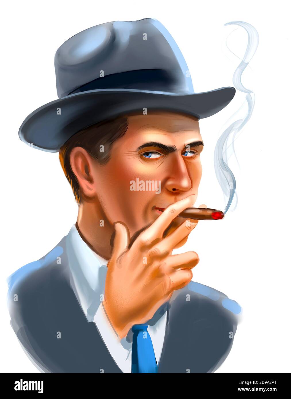 Drawing gangster mafia hi-res stock photography and images - Alamy