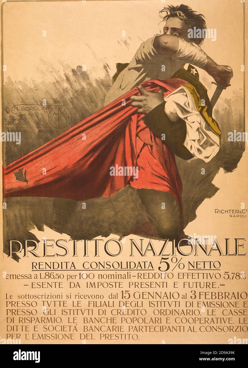 World war italian propaganda poster hi-res stock photography and images ...