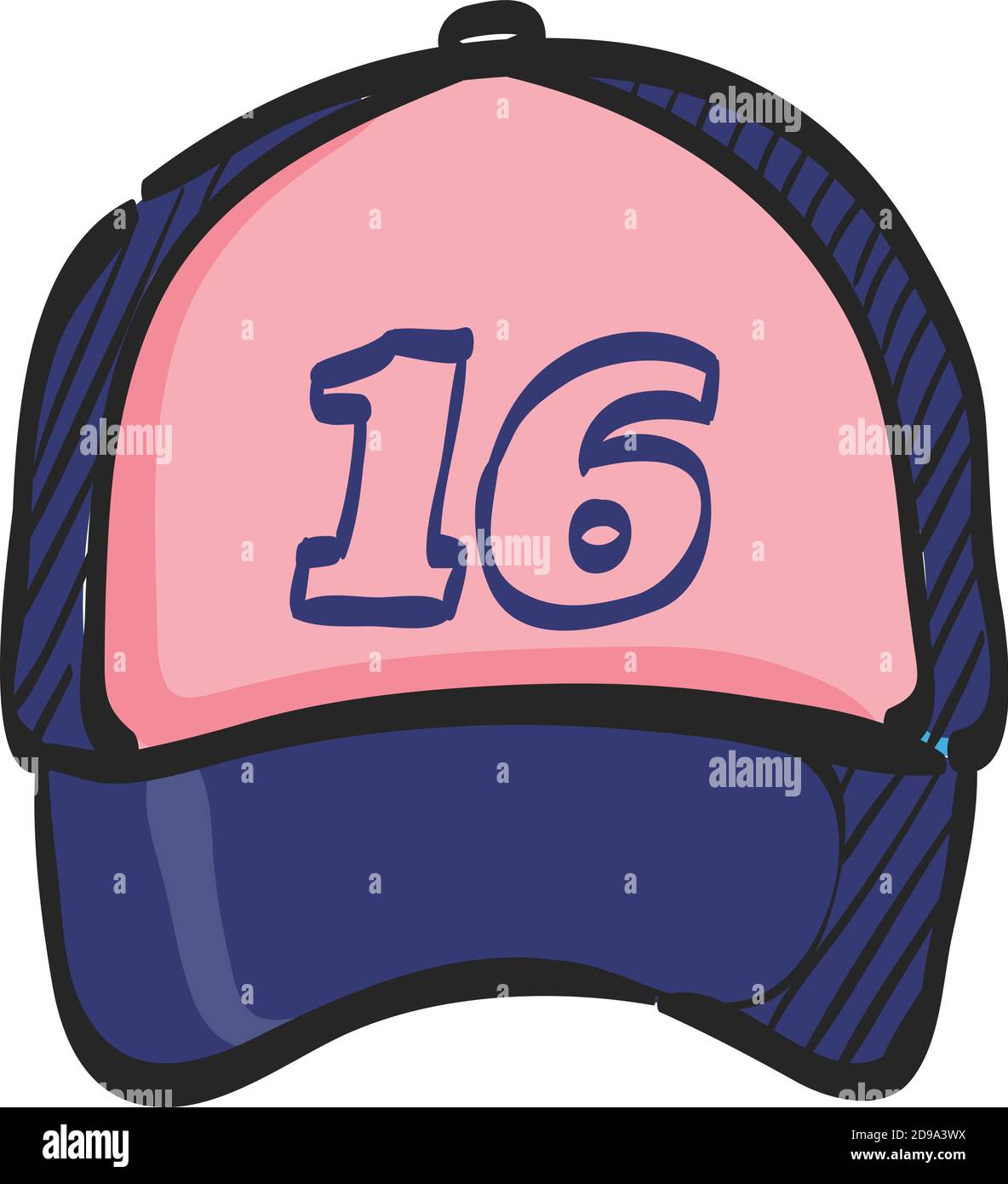Sport hat icon in color drawing Stock Vector Image & Art - Alamy