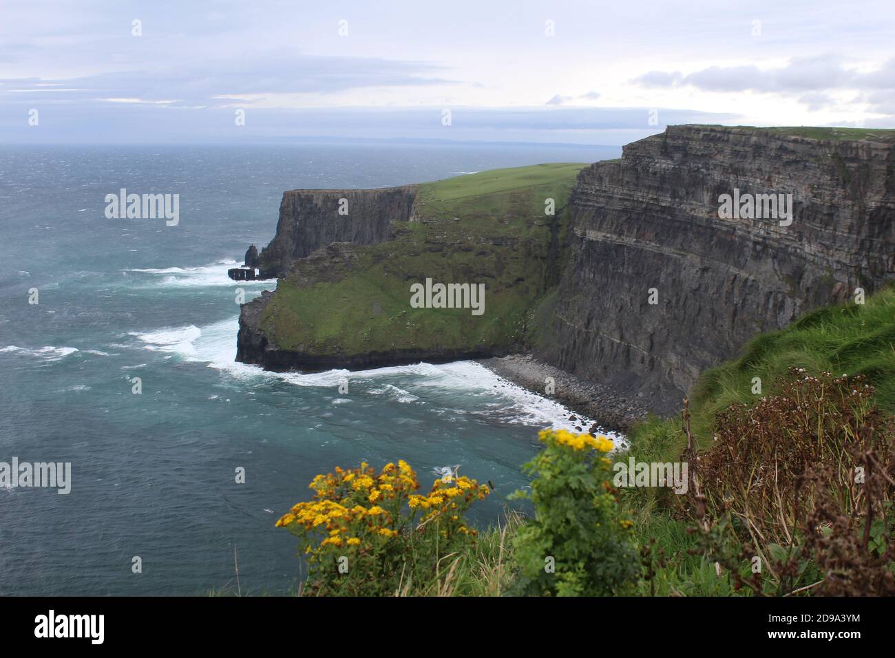 Beautiful view of the scenic Cliffs of Moher in Ireland Stock Photo - Alamy