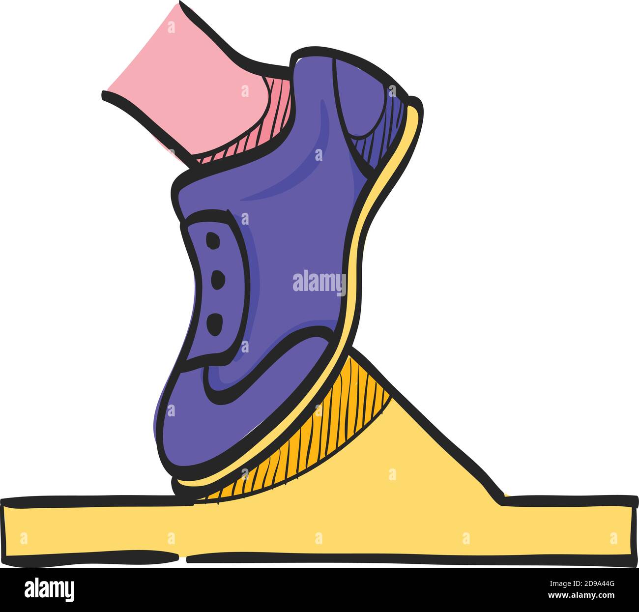 Running starting blocks illustration Stock Vector Images - Alamy