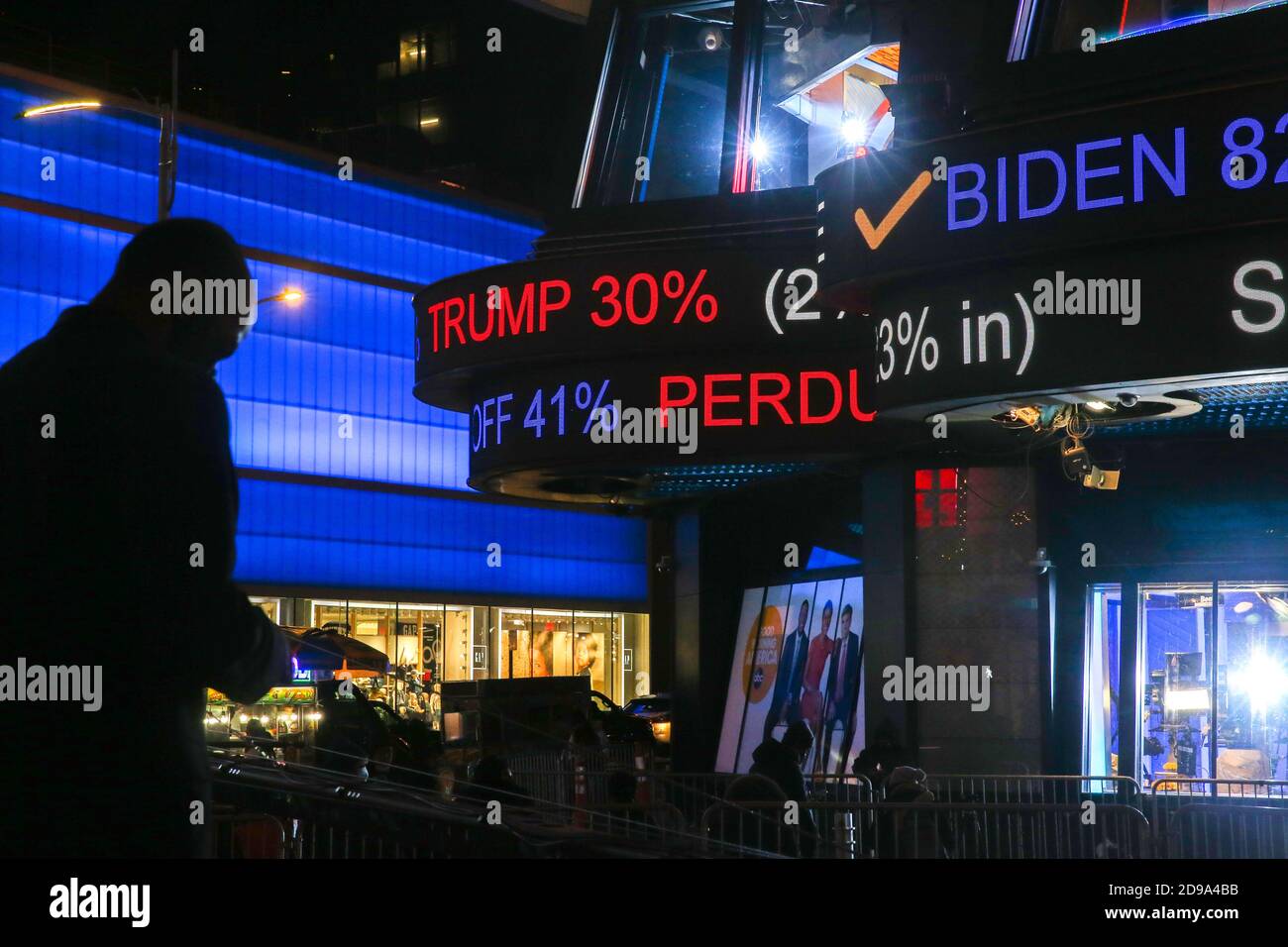November 3, 2020, New York, NY, USA: Nov 3, 2020 : Election Night in ...