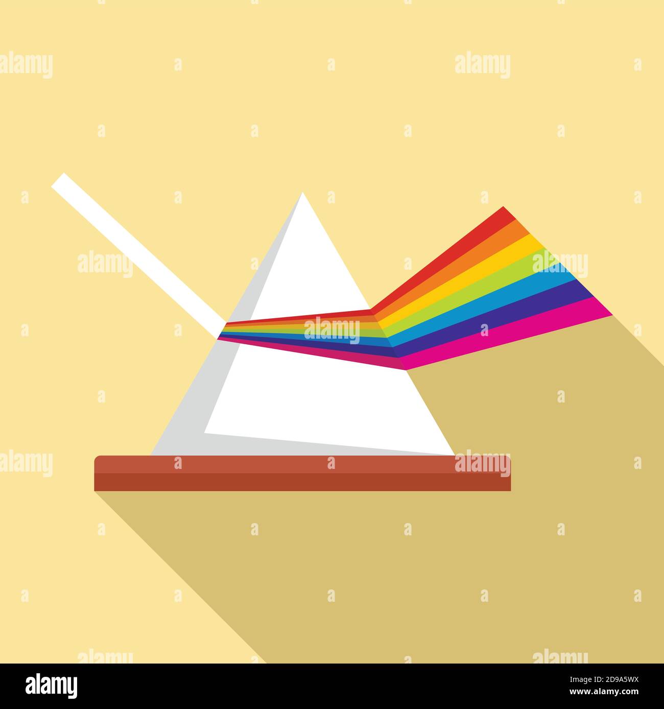 Newton refraction Stock Vector Images - Alamy