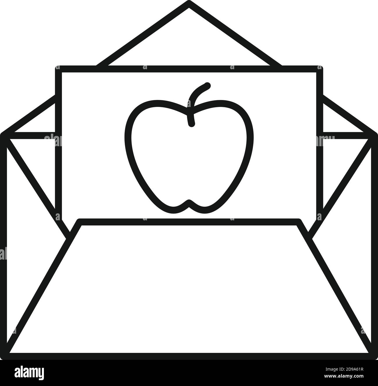 Apple number logo Black and White Stock Photos & Images - Alamy