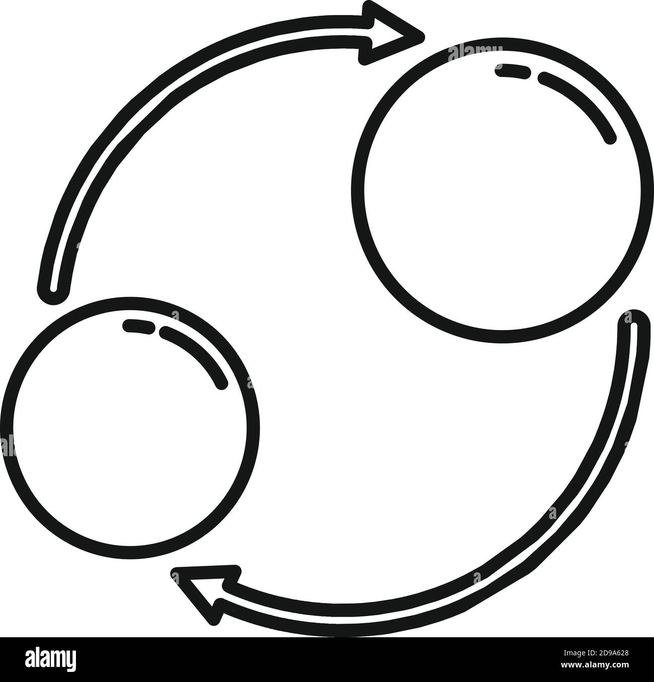 Solar system universe gravity Black and White Stock Photos & Images - Alamy