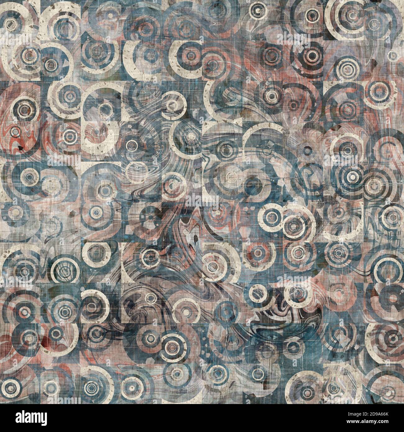 Chic formal grungy geo texture seamless pattern Stock Photo - Alamy