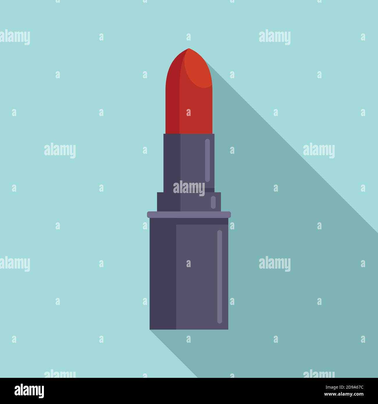 French lipstick icon, flat style Stock Vector Image & Art - Alamy