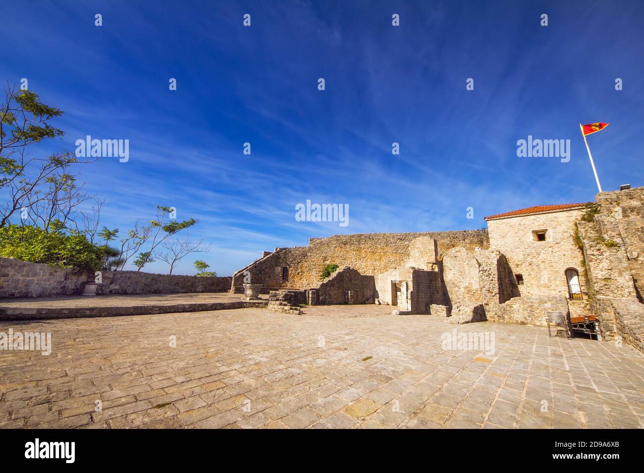Budva old town citadel, Montenegro Stock Photo - Alamy