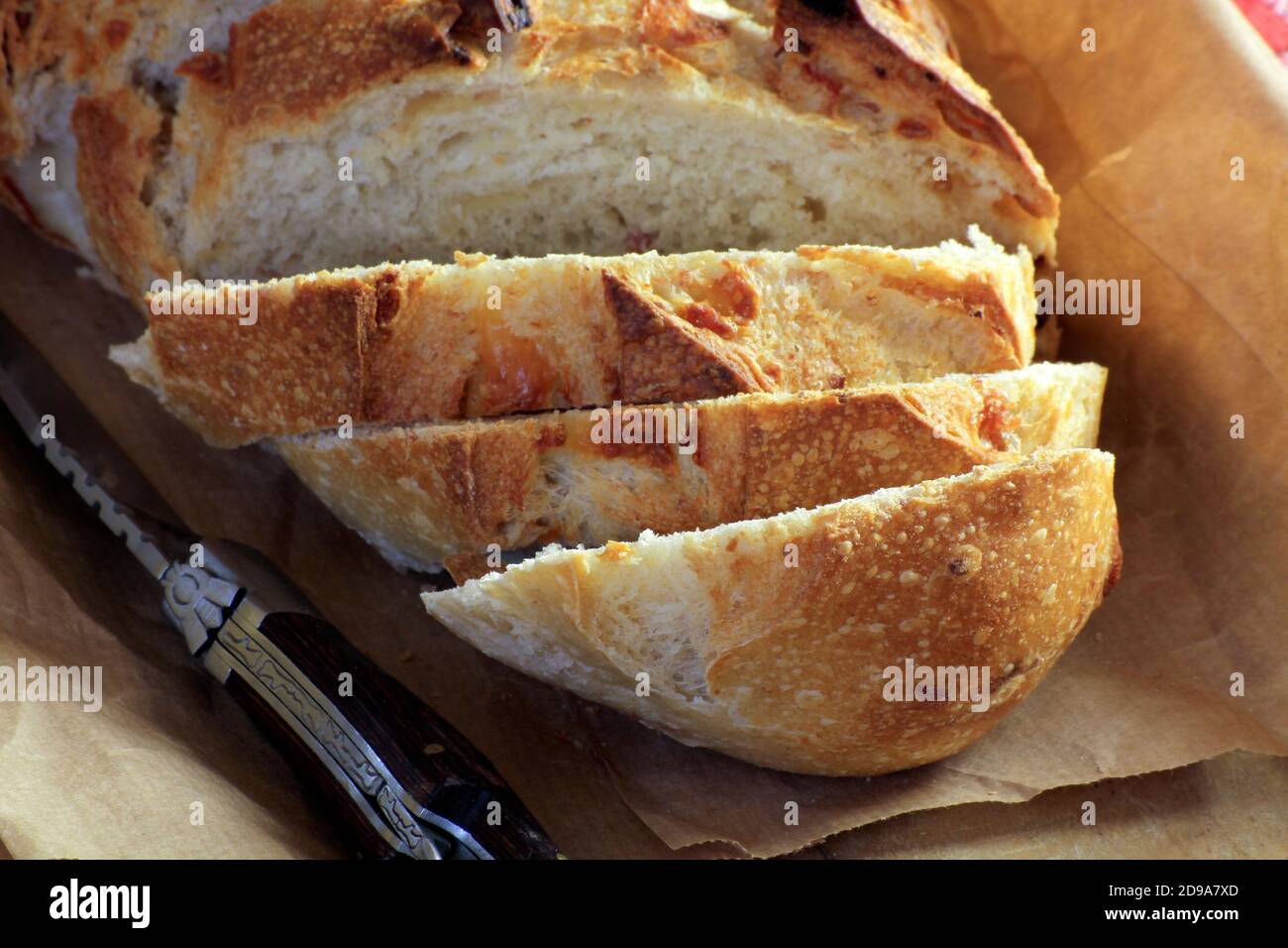 large sliced bread Stock Photo - Alamy