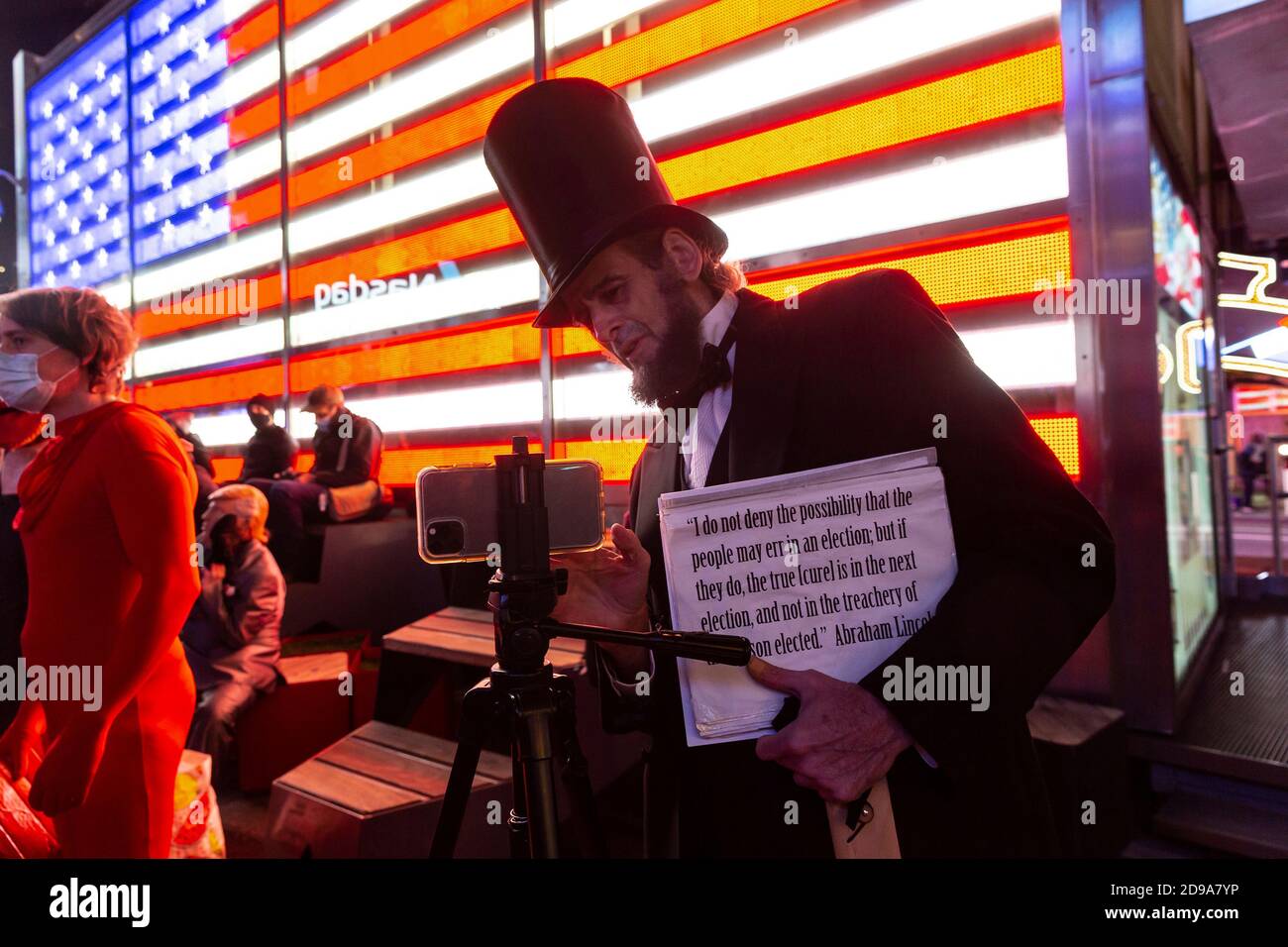 Donald trump billboard times square hi-res stock photography and images ...