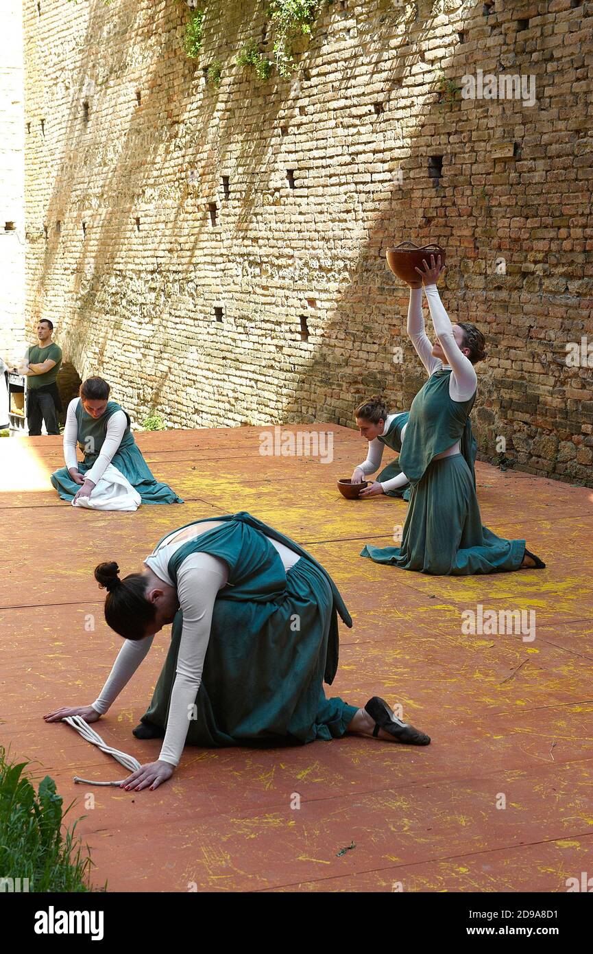 CASTELL'ARQUATO,ITALY,MAY 2, celebration of "Medieval Days" ,the ...
