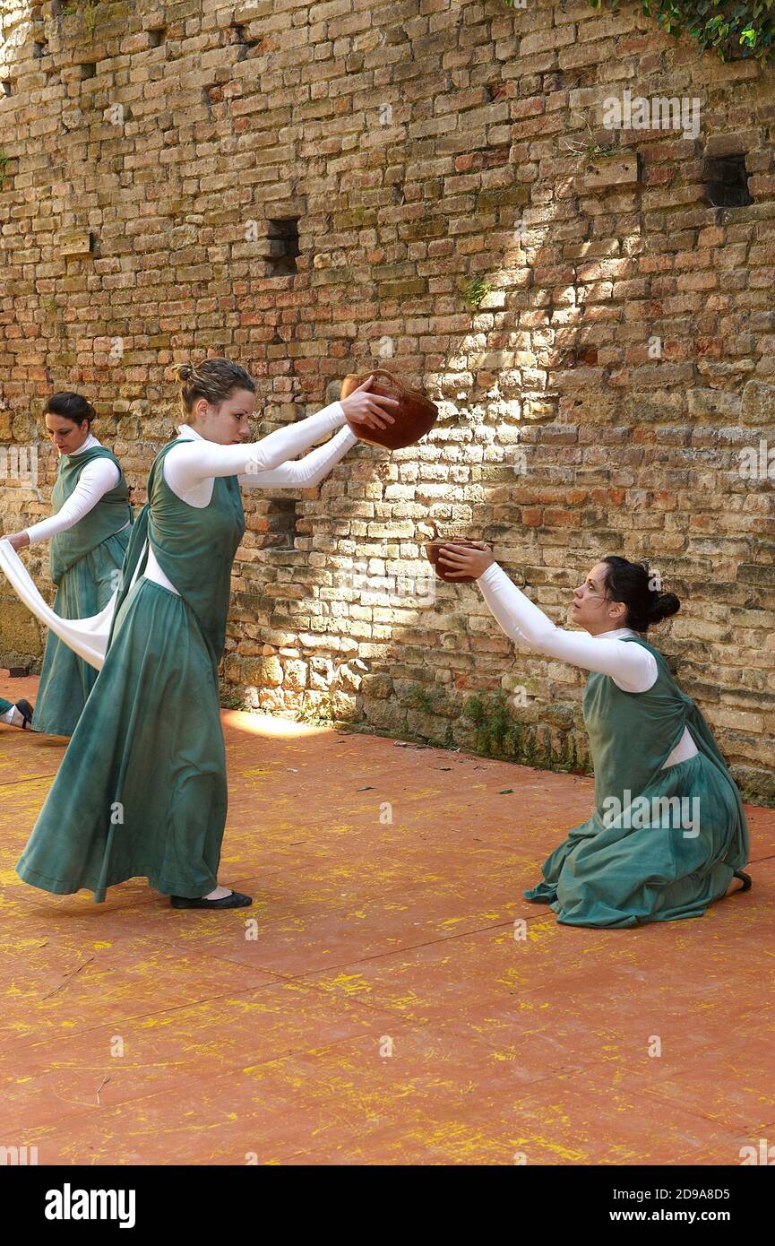 CASTELL'ARQUATO,ITALY,MAY 2, celebration of "Medieval Days" ,the ...