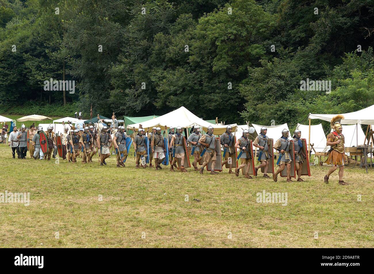 OME, ITALY - JULI 13, celebration of the Celtic Day,representation in ...