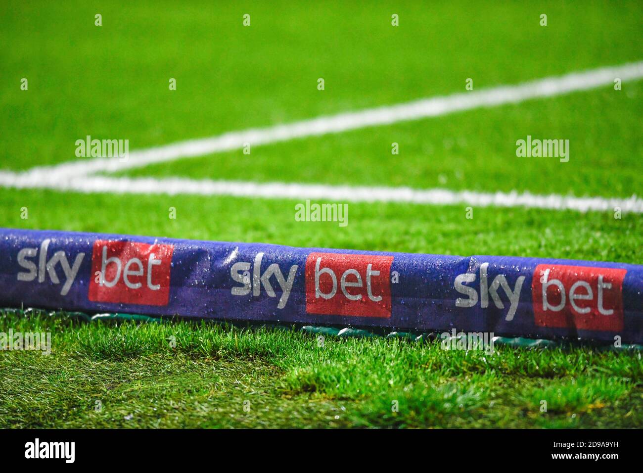 Football pitch advertising hi-res stock photography and images - Alamy