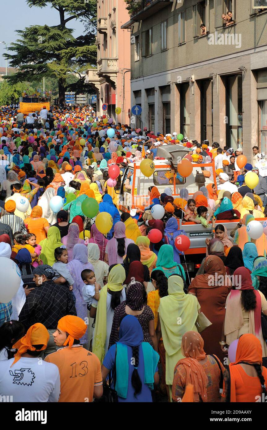 BRESCIA,ITALY - APRIL 30: 20,000 Sikh Indians residing in Italy ...