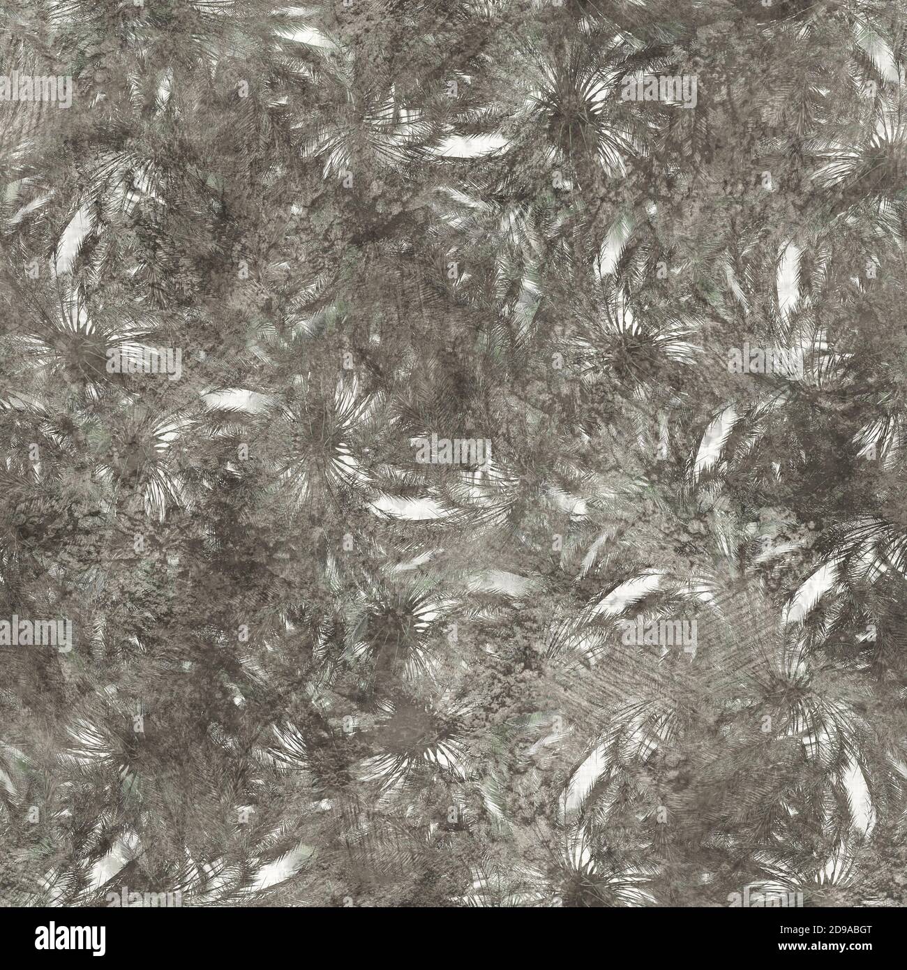 Neutral tropical palm tree leaves seamless pattern Stock Photo - Alamy