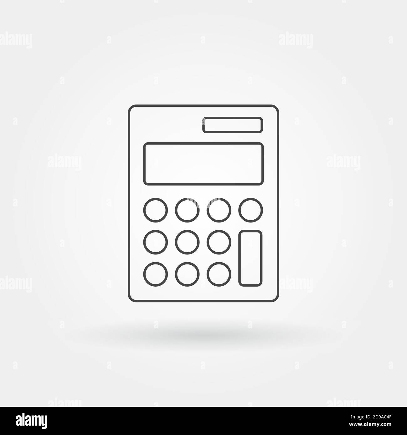 Isolated calculator icons illustration hi-res stock photography and ...
