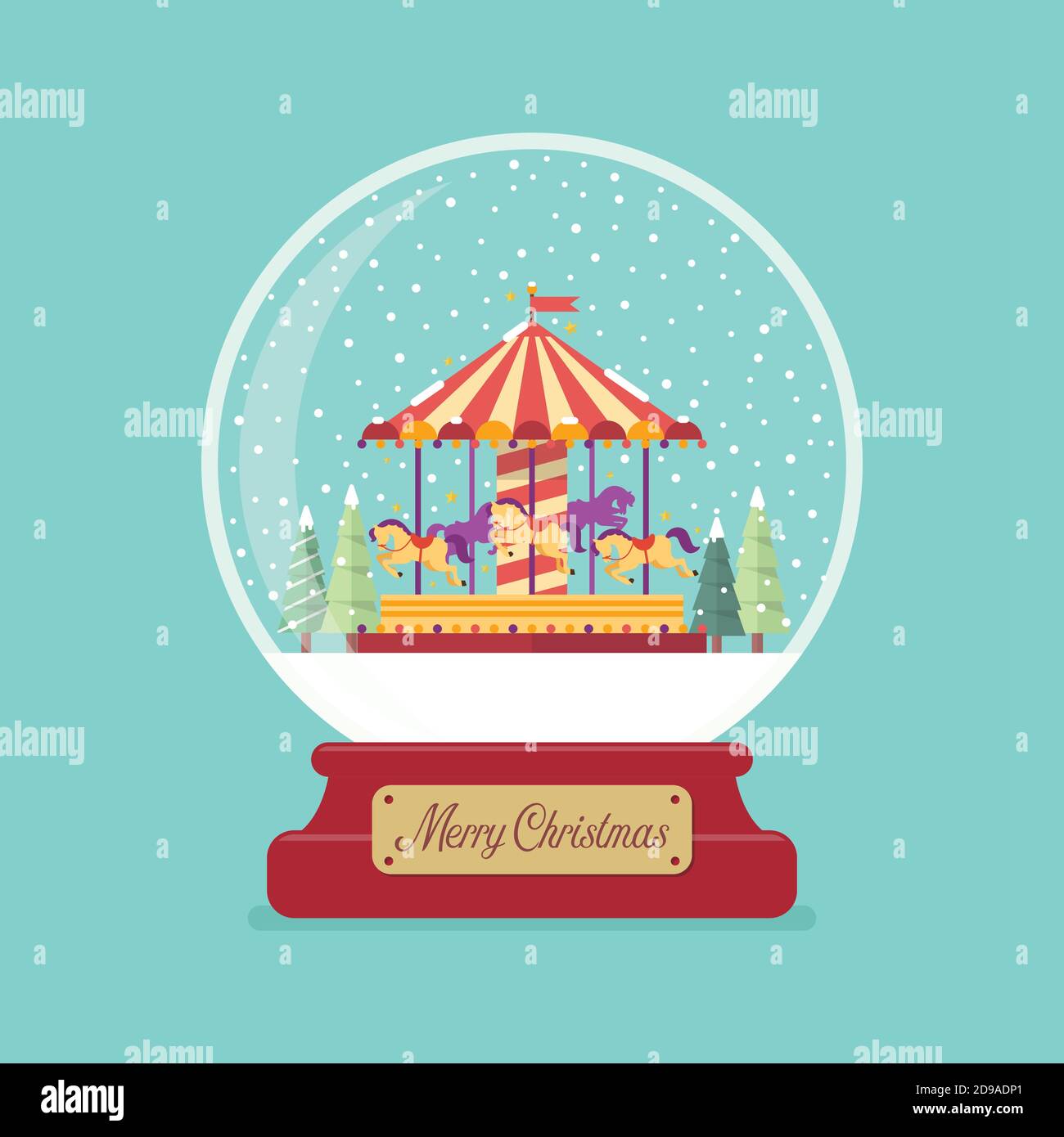 Congratulation merry christmas in Stock Vector Images - Alamy