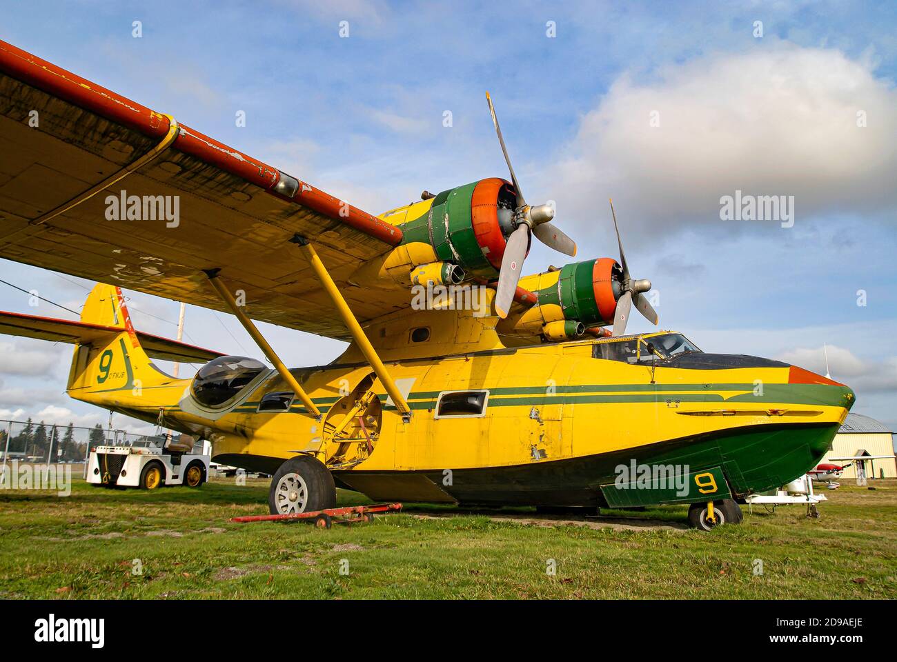 Catalina pby 5a canso serial 9815 under restoration hi-res stock ...