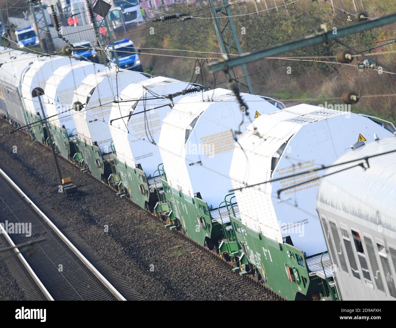 Nuclear waste train hi-res stock photography and images - Alamy