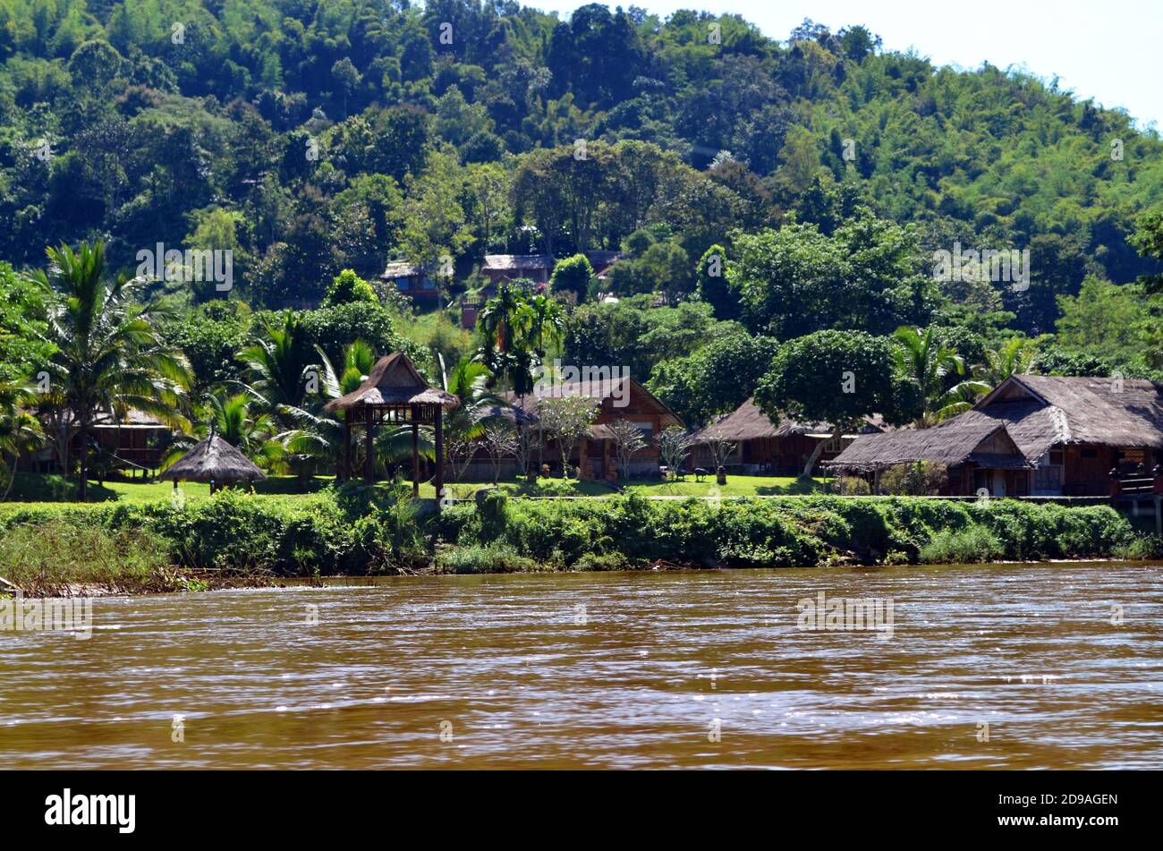 Chiang Rai, Thailand - Resort by the Mae Kok River Stock Photo - Alamy