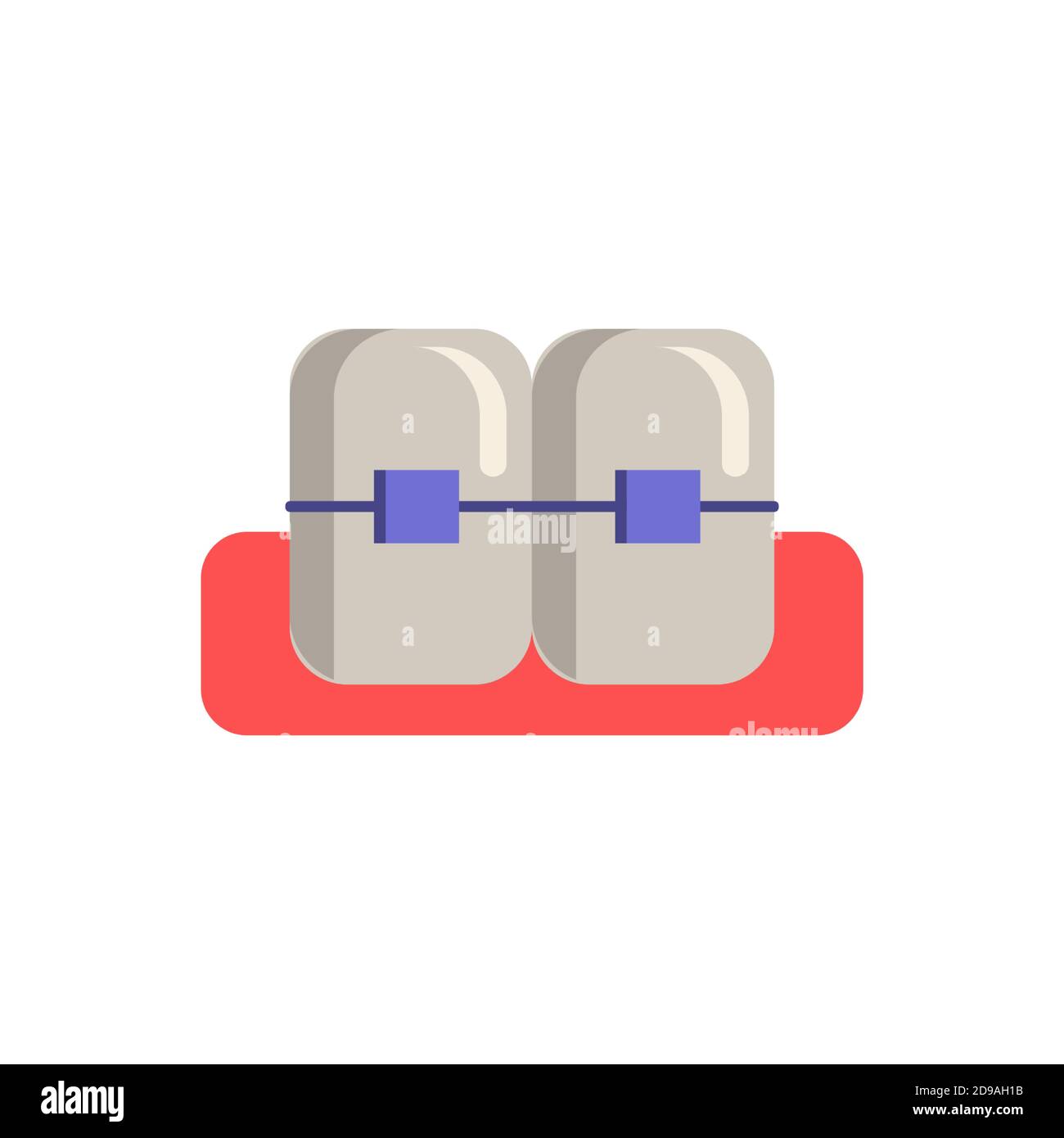 Braces icon. Simple element from dentistry collection. Creative Braces ...