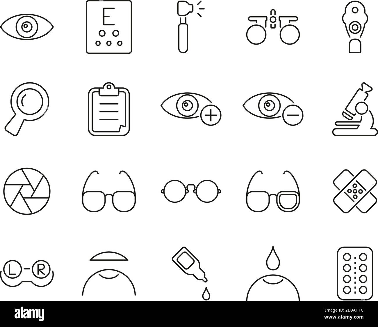 Big lenses Stock Vector Images - Alamy