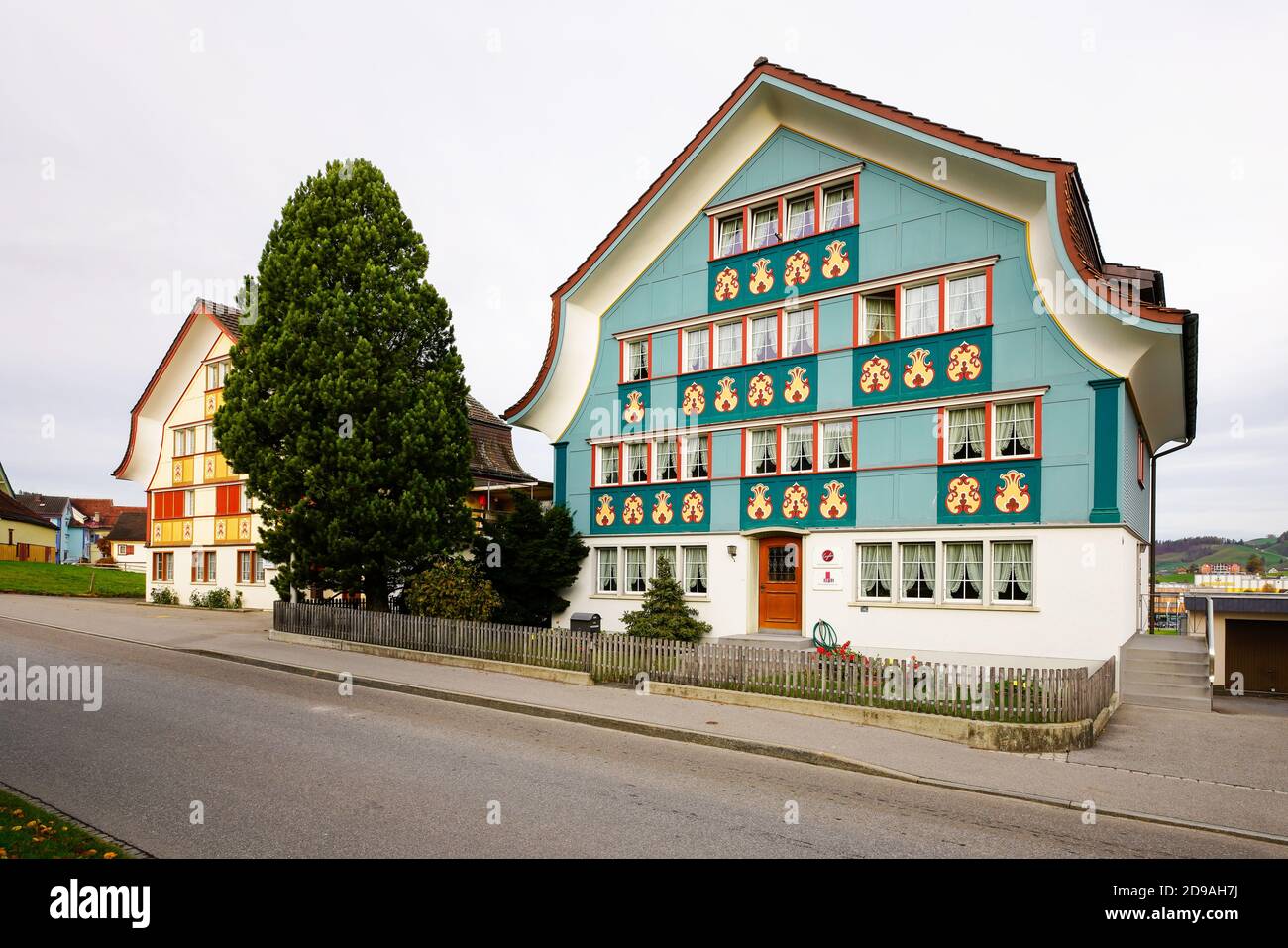 Appenzell is the traditional Swiss village famous for picturesque ...