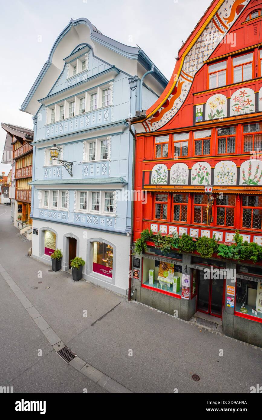 Appenzell is the traditional Swiss village famous for picturesque ...