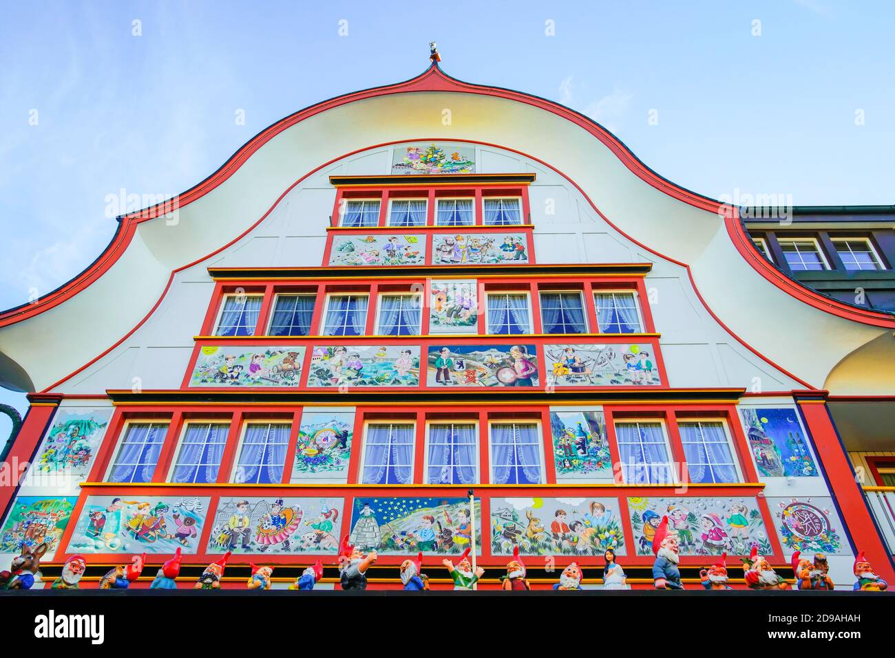 Appenzell is the traditional Swiss village famous for picturesque ...
