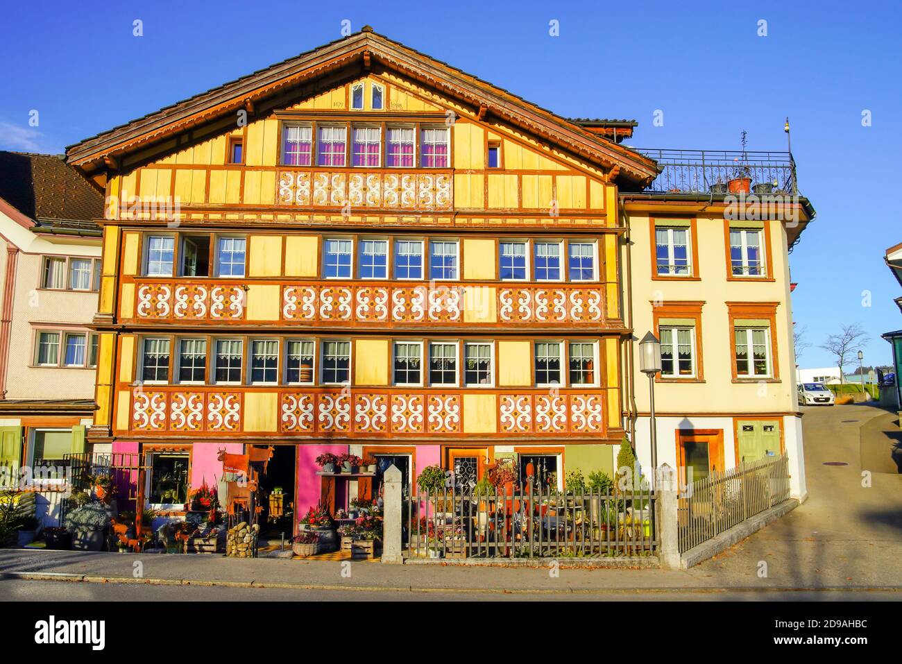 Appenzell is the traditional Swiss village famous for picturesque ...