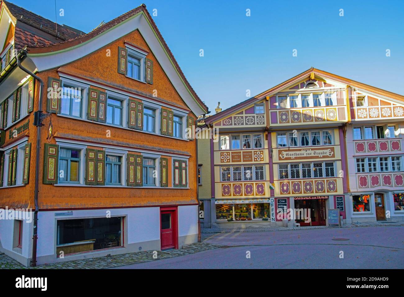 Appenzell is the traditional Swiss village famous for picturesque ...