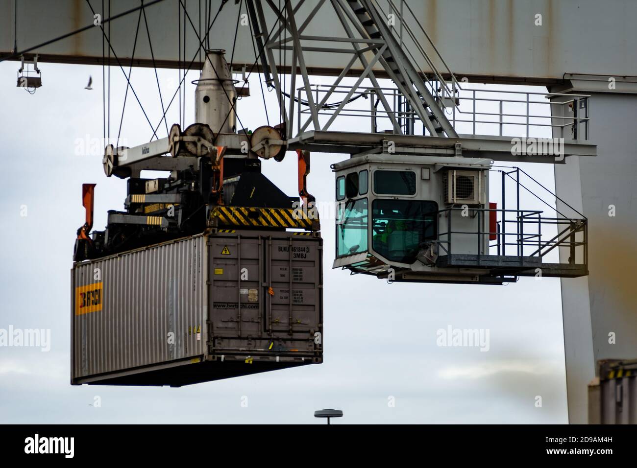 Heavy lift crane rail wagon hi-res stock photography and images - Alamy