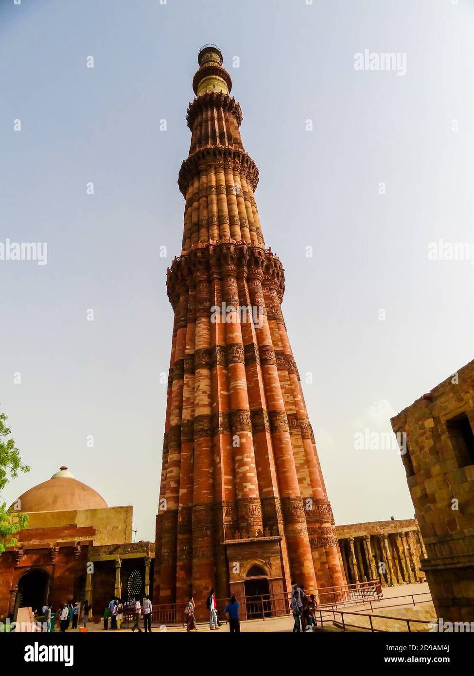Qutb-Minar one of the most famous historical landmarks of India. The ...
