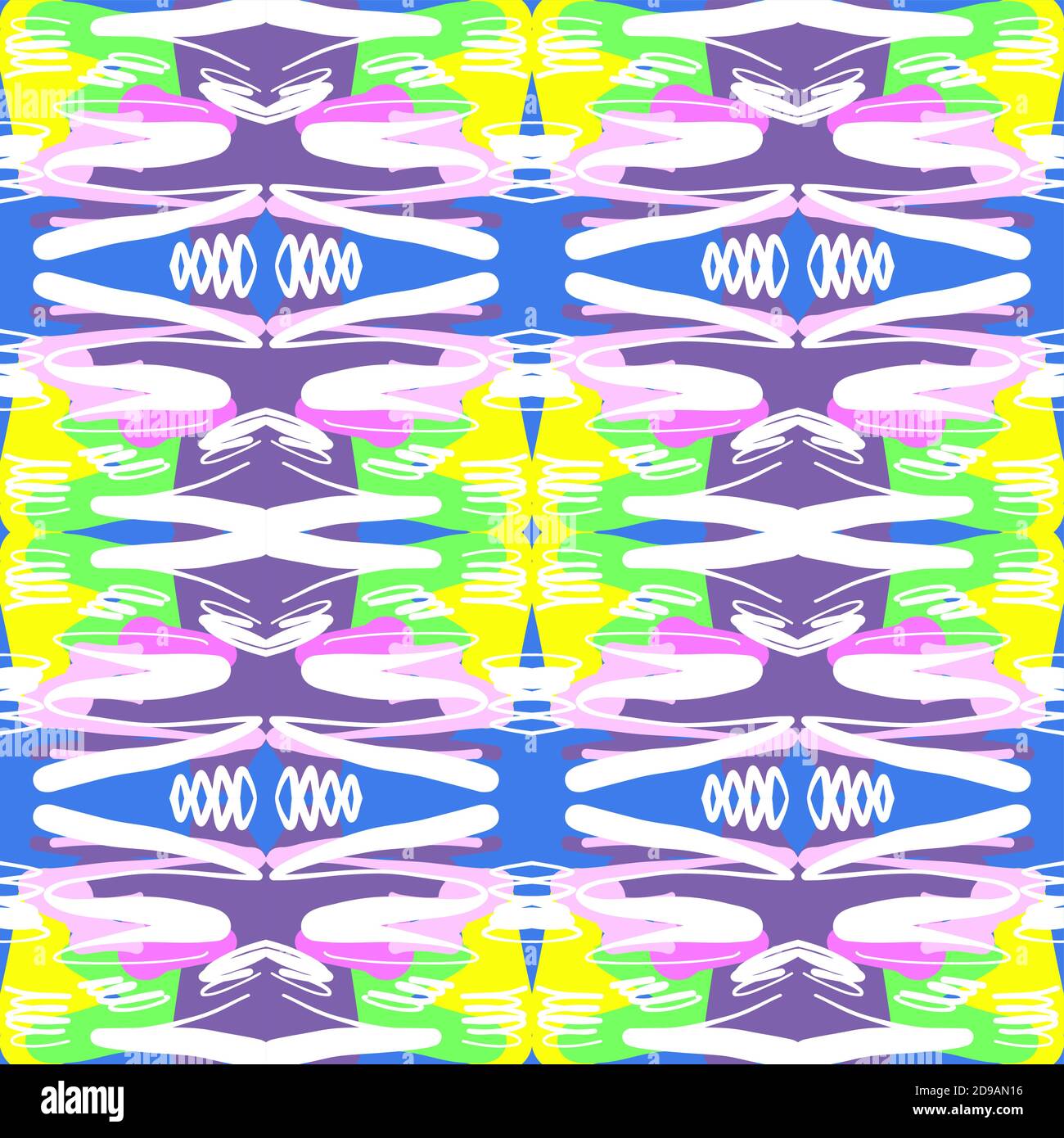 Abstract background seamless pattern , vector illustration . Free hand ...