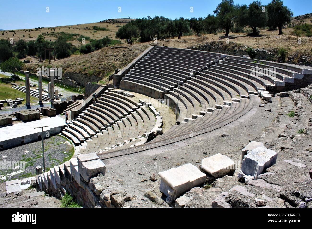 Theatre of The Asclepion of Pergamon Ancient City. Bergama, Izmir ...