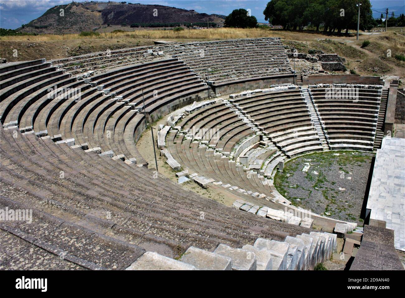 Theatre of The Asclepion of Pergamon Ancient City. Bergama, Izmir ...