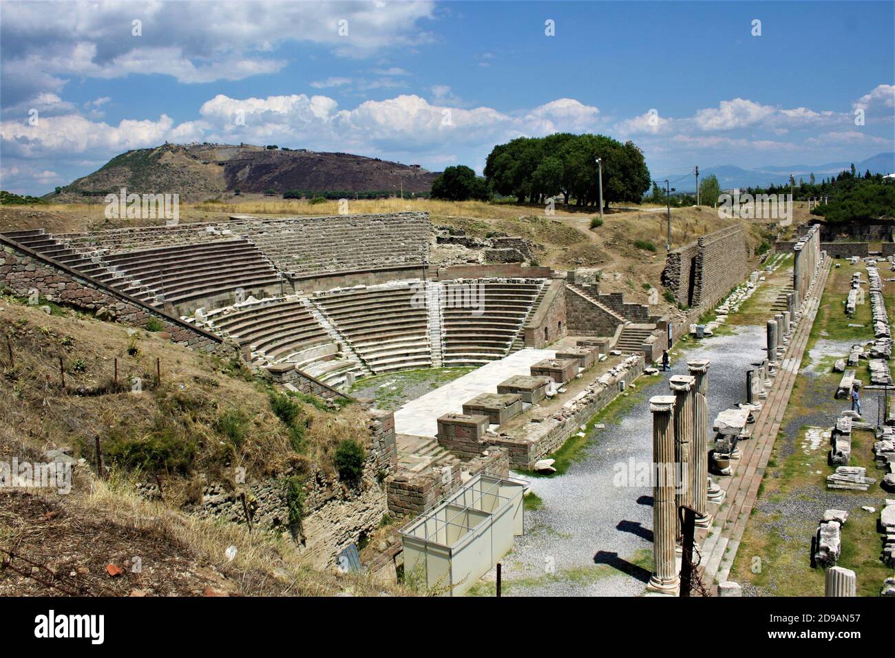 Theatre of The Asclepion of Pergamon Ancient City. Bergama, Izmir ...