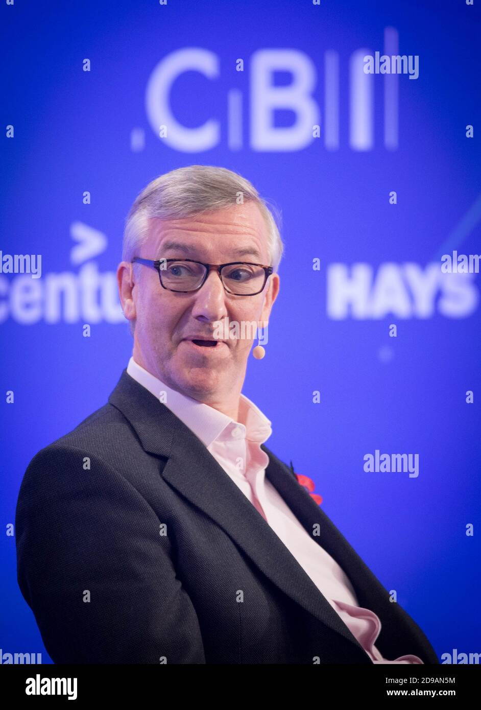 Olly Benzecry, Chairman of Accenture speaking during the CBI annual ...